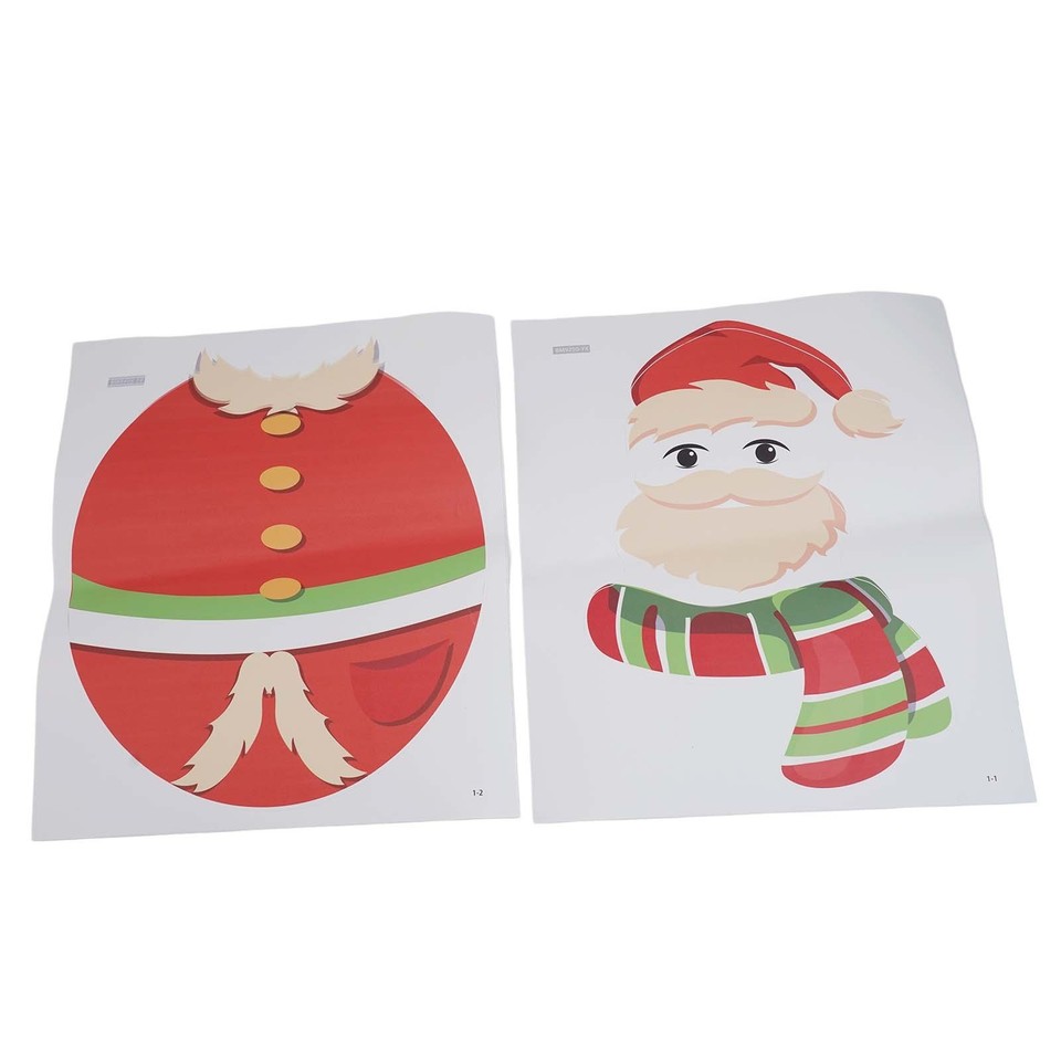 Christmas Toilet Stickers Cartoon Santa Claus Toilet Stickers Easy To ...