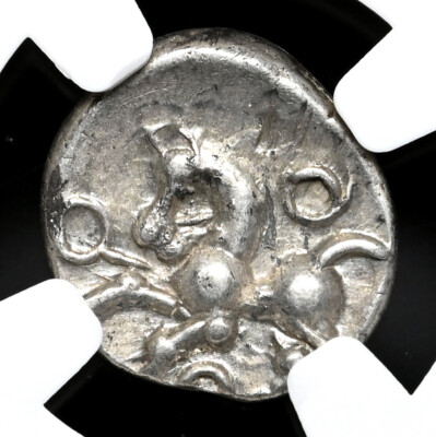 CELTIC GAUL, Aedui. 1st Century BC. Silver Quinarius, Horse, NGC XF | eBay