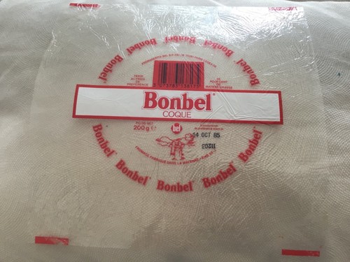 Etiquette fromage Bonbel Coque Fromagerie Bel 200g | eBay