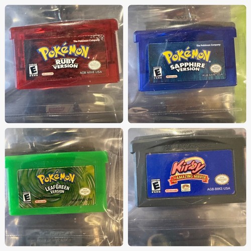 Nintendo Gameboy Advance Games Choose favorite Pokemon,Sonic ...