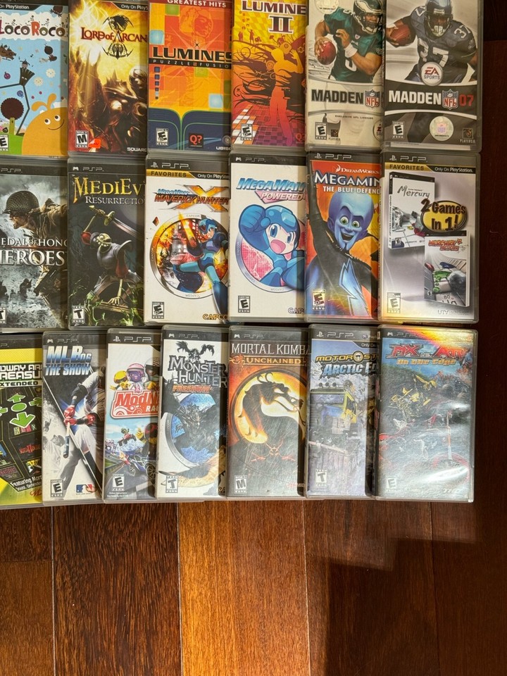 Sony PSP Authentic 500+ Video Games Collection *Pick and Choose Your ...