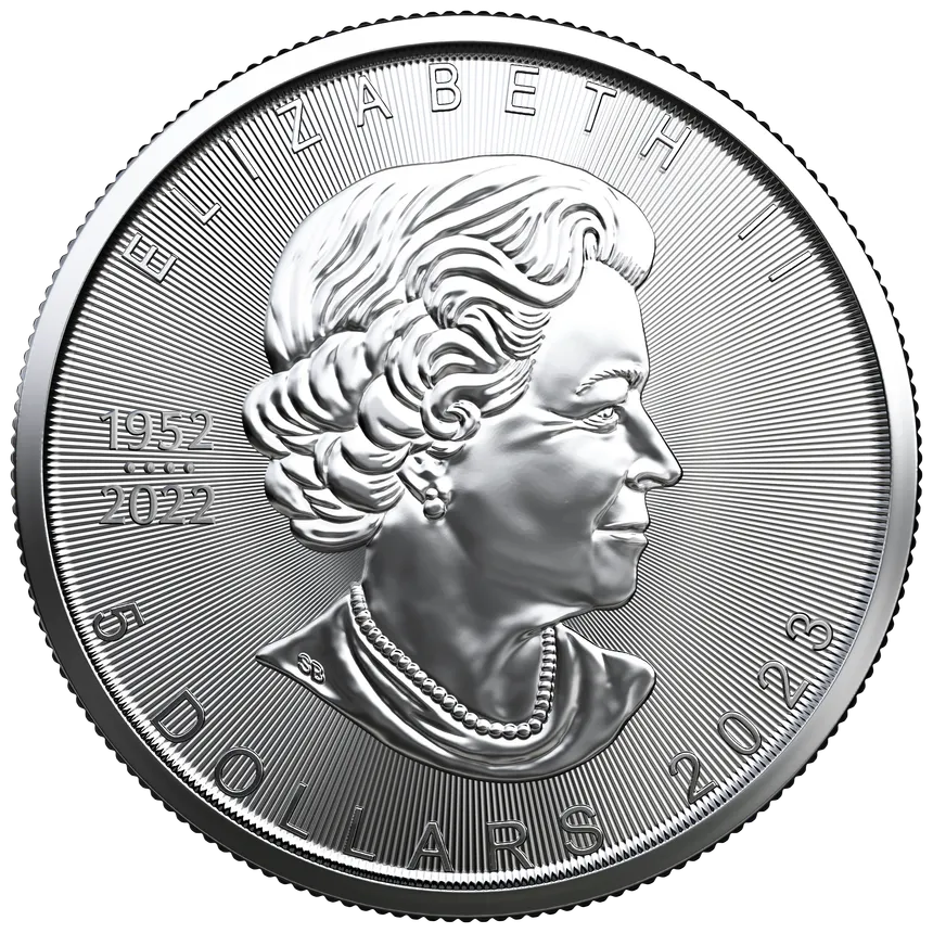 1 oz 2023 RCM Royal Canadian Mint .9999 Fine Silver Maple Leaf Coin ...