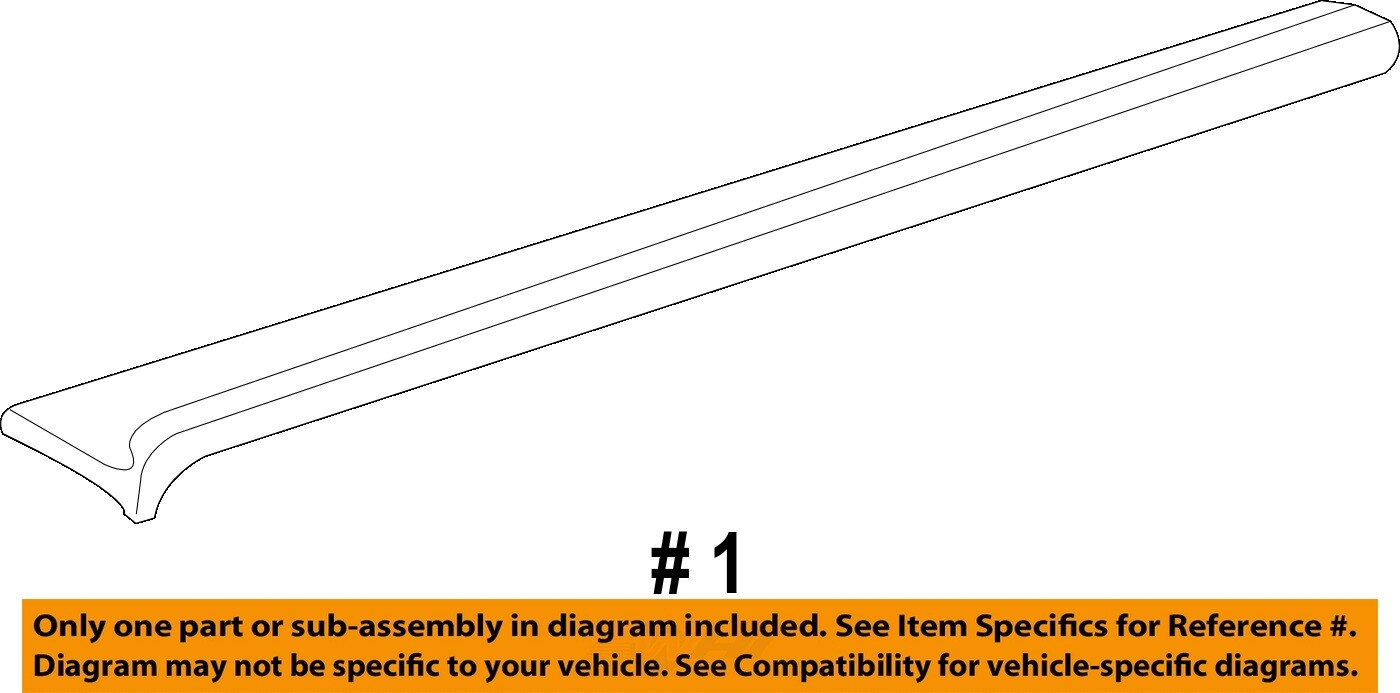 GM OEM 04-07 Sierra 1500 Classic Exterior Trim-Upper Molding 15932241 ...