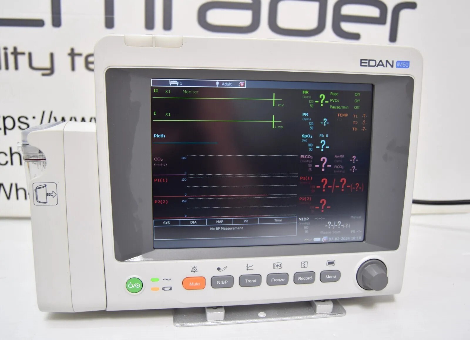 Edan iM50 Patient Monitor - White/Gray for sale online | eBay