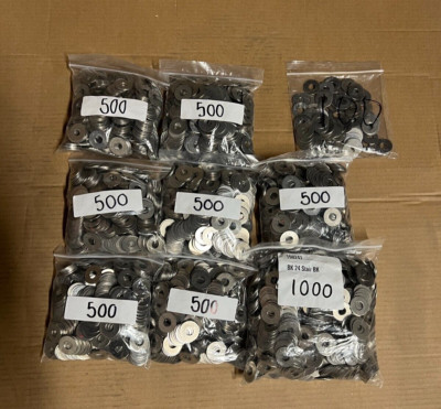 Qty 4600 Stainless Steel large OD 18-8 Washers Fastenal 1171018 for 3/8 ...