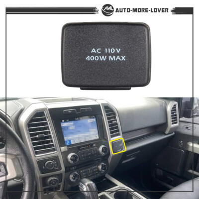 Center Console AC Power Outlet Socket Plug 110V 150W For Ford F-150 ...