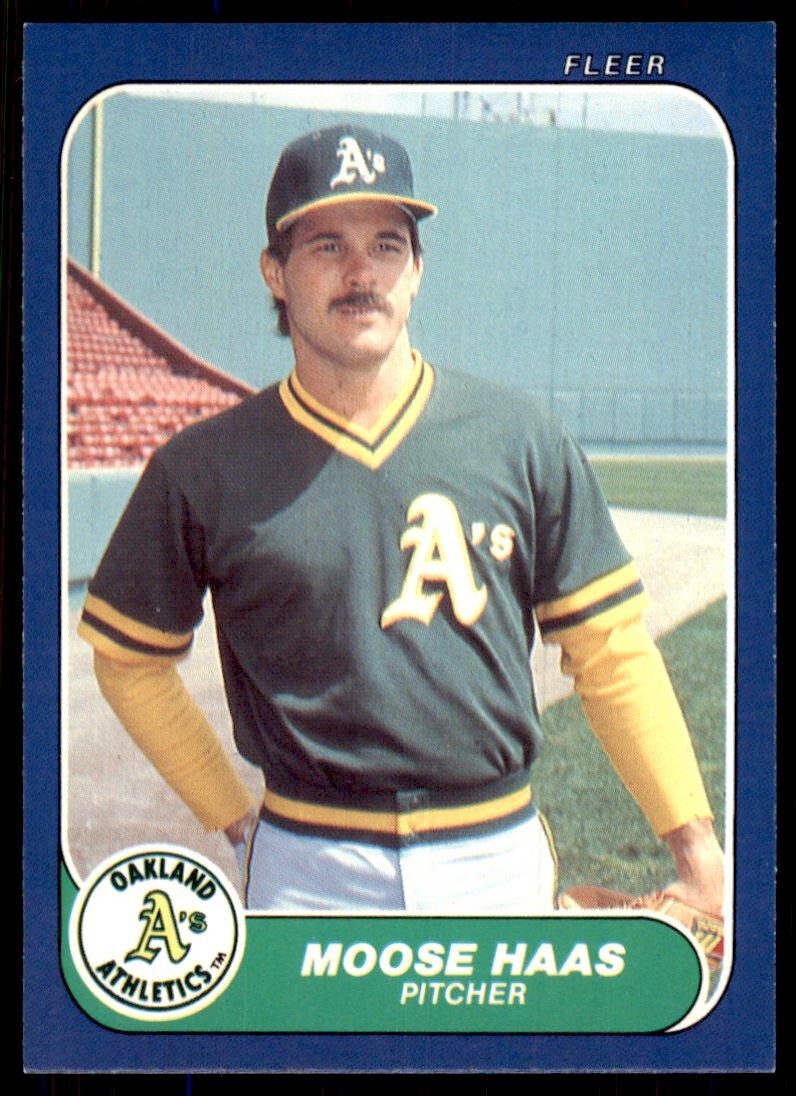 1986 Fleer Update Moose Haas Baseball Cards #U-48 | eBay