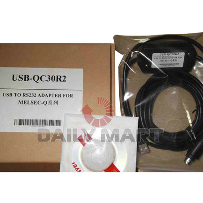 New Mitsubishi Interface Programming Cable USB-QC30R2 Connector Q ...