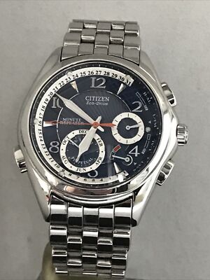Citizen Men’s Eco Drive Minute Repeater Perpetual Calendar Bracelet ...