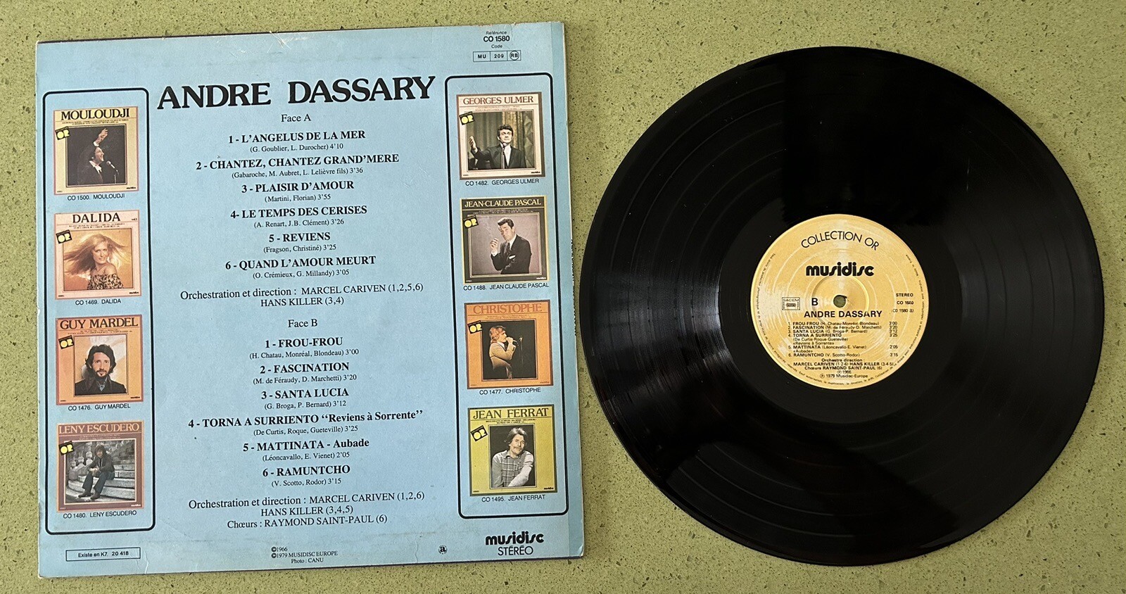 André DASSARY Le temps des cerises album disque 33 tours vinyle | eBay