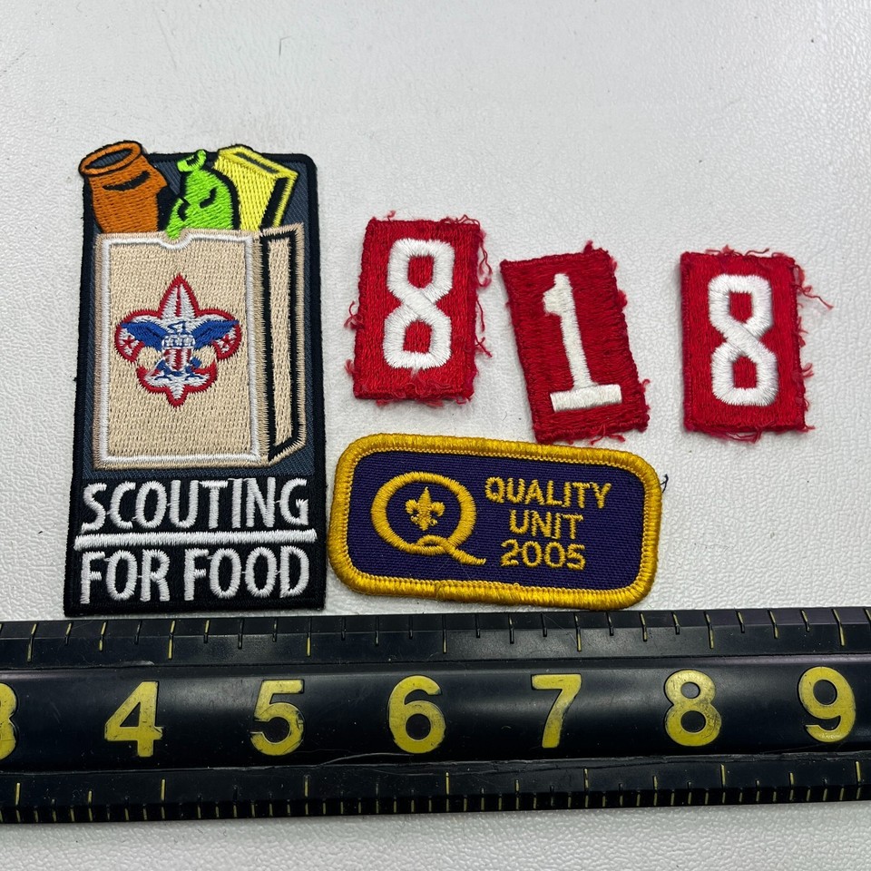 Mixed Lot 5 BOY SCOUT Patches including Troop Numbers K045 | eBay