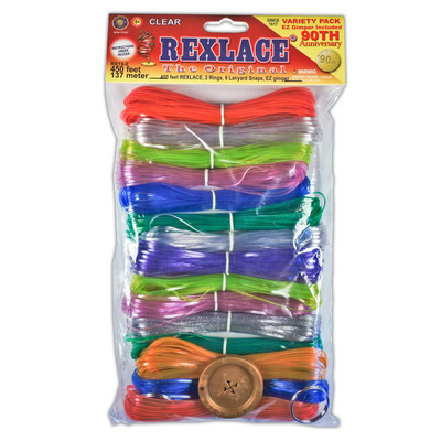 Rexlace Cord 450ft - 2 Rings 6 lanyard Snaps EZ Beading line Kit | eBay