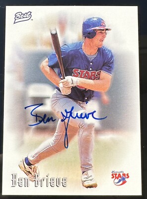 Ben Grieve 1997 Best Autograph Signed Card Huntsville Stars Oakland ...