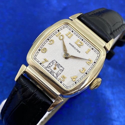 Vintage 1937 Mans HAMILTON REAGAN Stunning Silver Dial Fully Serviced ...