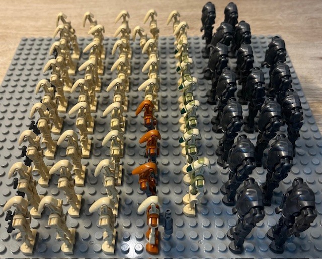 Lego Official Star Wars Battle Droid Lot - READ DESCRIPTION | eBay