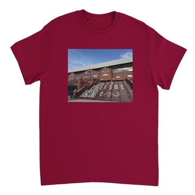 Aston Villa Holte End Steps T-Shirt - AVFC Fan Apparel MEDIUM | eBay UK