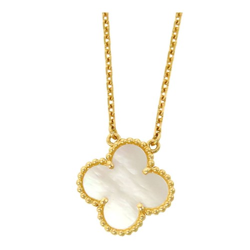 Van Cleef & Arpels Vintage Alhambra Necklace VCARA45900 Au750 K18YG ...