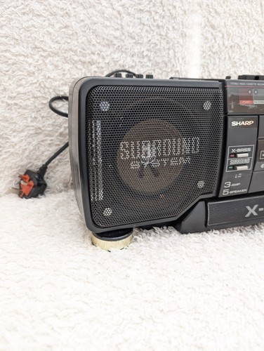 SHARP Boombox WQ-T352E Ghetto Blaster Stereo Radio Cassette Recorder | eBay