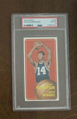 1970-71 Topps Basketball Oscar Robertson Milwaukee Card #100 PSA 4 | eBay