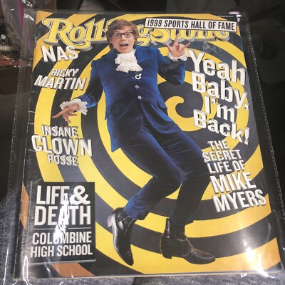 Rolling Stone Magazine June 10, 1999 #814 Austin Powers/Mike Myers | eBay