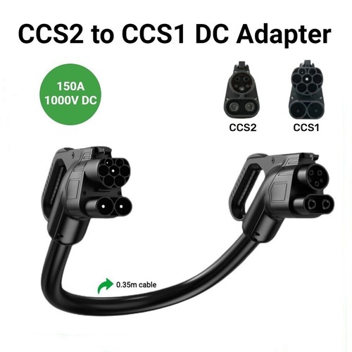 CCS Combo 2 to CCS Combo 1 Adapter, CCS DC Fast Charging Connector 150A ...
