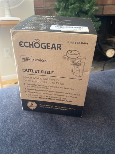 Outlet Shelf ECHOGEAR Made For Mini Electronics Echo Dot Devices ...