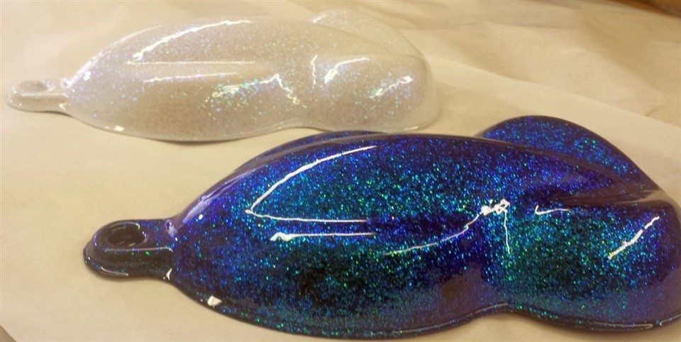 Extreme Blue Color Shifting Metal Flake 4 oz .015 0.015 Paint Quality ...