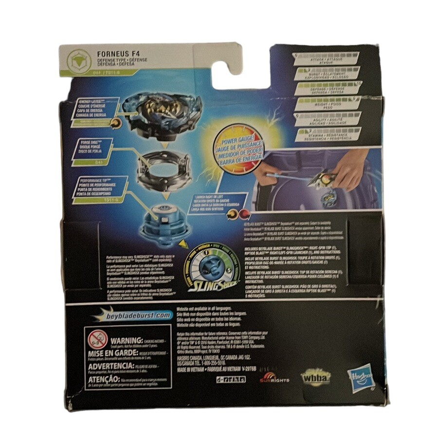HASBRO | Beyblade Burst Turbo Sling Shot Riptide Blast Set Age 8+ Power ...
