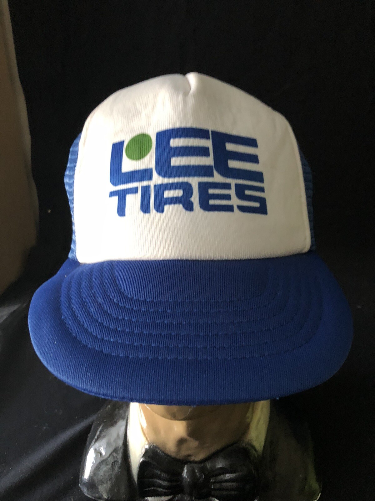 Vintage Lee Tires Hat Trucker Mesh Automotive Mechanic - Gem