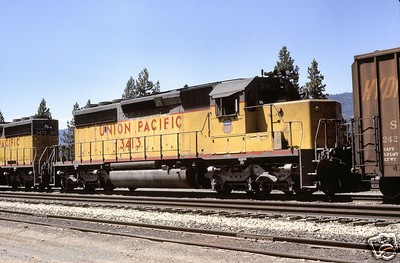 Union Pacific - SD40-2 - #3413 - Original 35mm Slide. | eBay