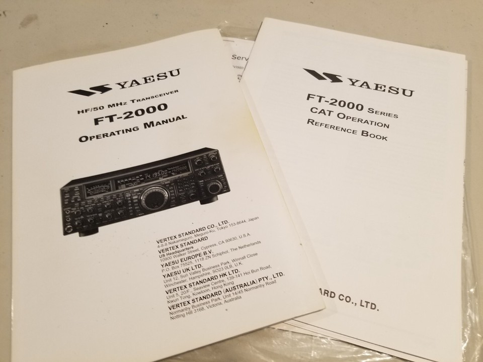 YAESU FT-2000 1.8-54MHz HF/50MHz Transceiver 100W - JAPAN | eBay