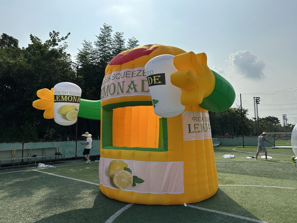 Large Inflatable Lemonade Concession Stand Booth for Event Advertising ...