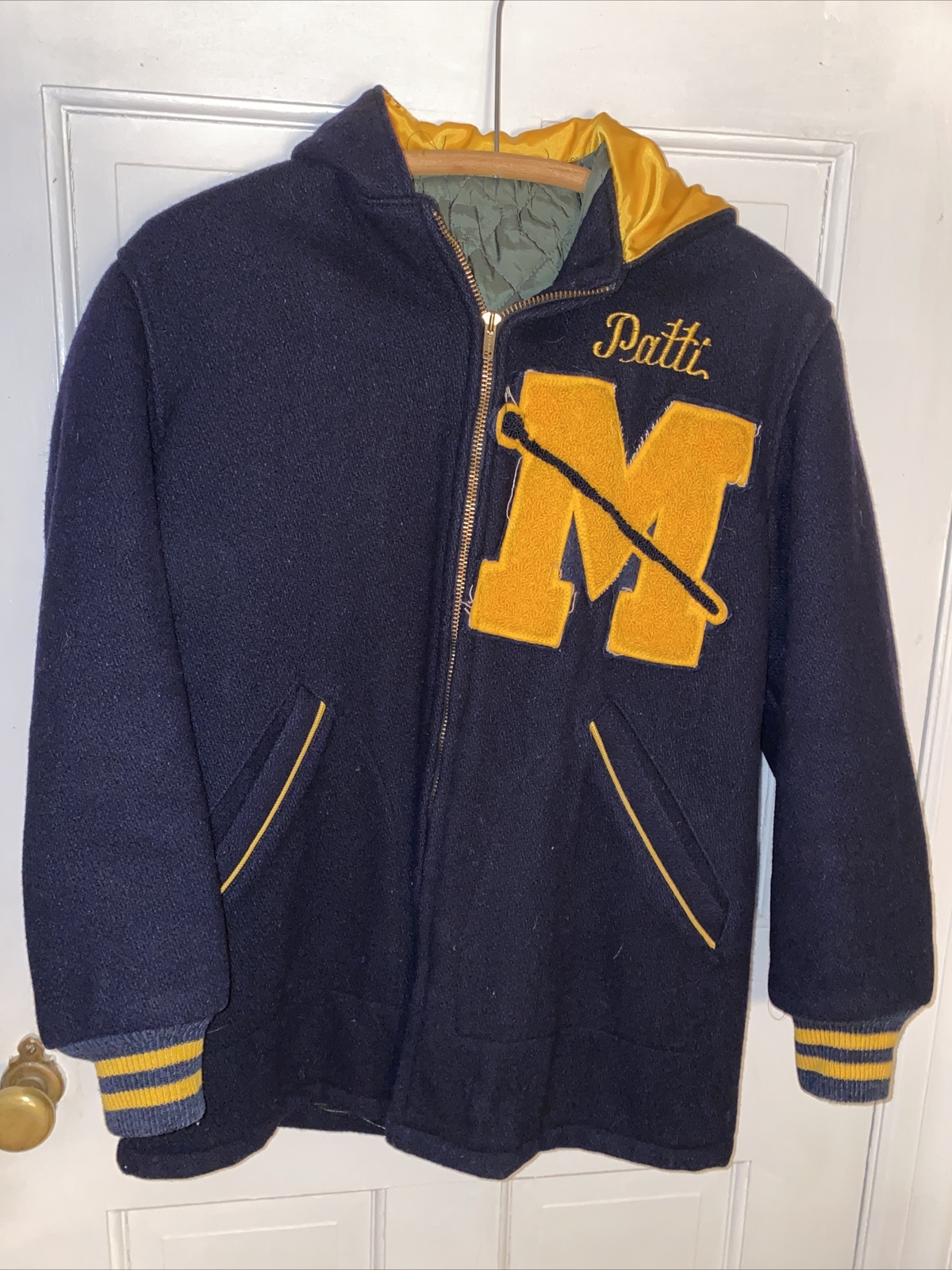 Vintage Majorette Letterman Jacket M Patti - Gem