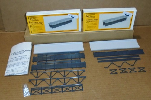 : Micro Engineering HO Kit .. "50 Foot Ballasted Deck Girger Bridge ...
