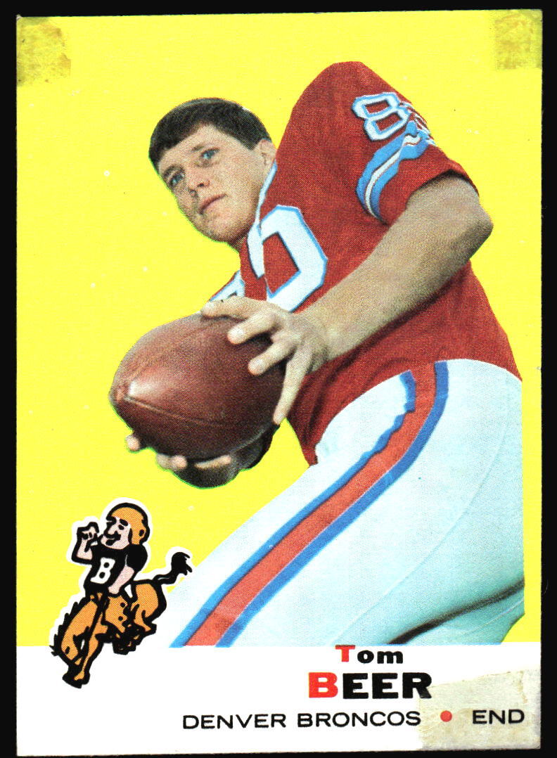 1969 Topps Tom Beer #18 Denver Broncos | eBay