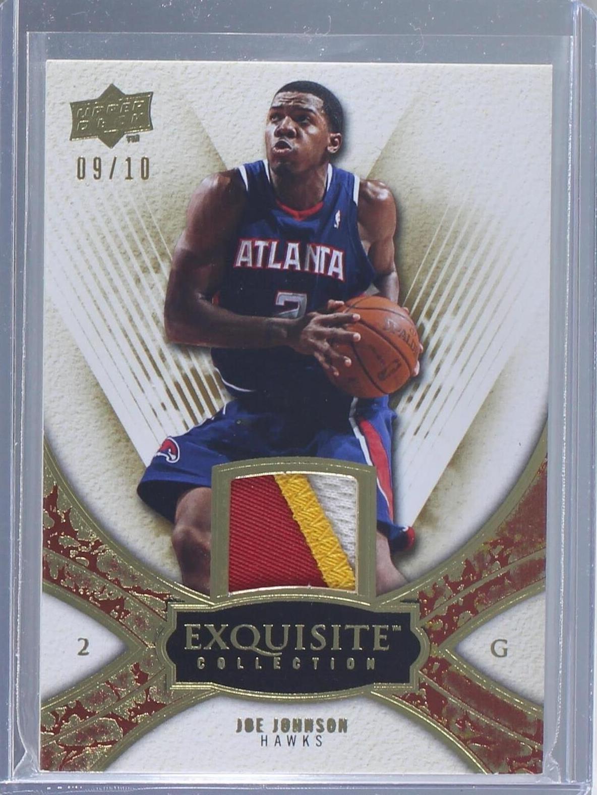 2008-09 Upper Deck Exquisite Collection - Joe Johnson #38 Patches /10 ...