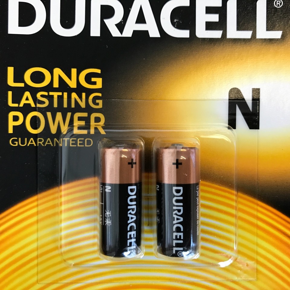 2 x DURACELL N MN9100 1.5V Alkaline Batteries LR1 E90 AM5 KN Longest ...