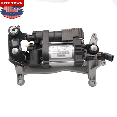 Air Suspension Compressor W/Bracket for VW Touareg NF II Cayenne 958 ...