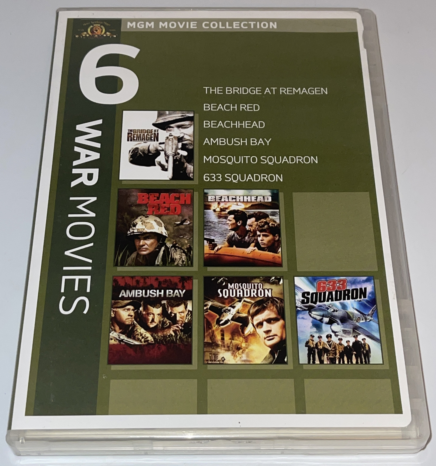 MGM Movie Collection: 6 War Movies (DVD, 2010, 6-Disc Set) for sale ...