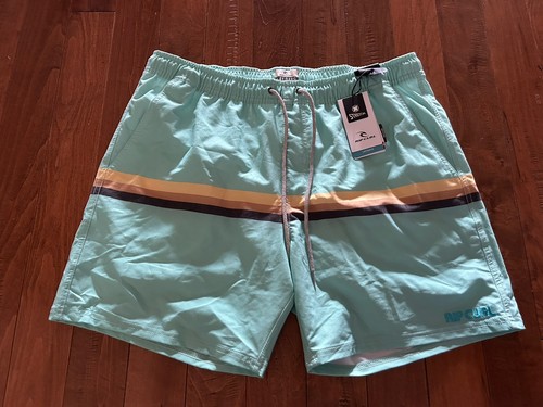 New 16” Rip Curl Surf Revival Volley Shorts - Washed Aqua - Size L $49 ...