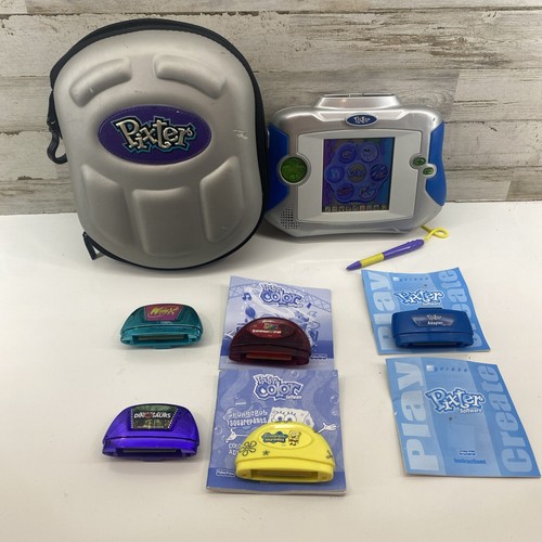 Pixter Color Portable Handheld Touch Screen Learning Game System 4 ...