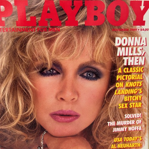 Playboy Magazine November 1989, Playmate Renee Tenison, Donna Mills ...