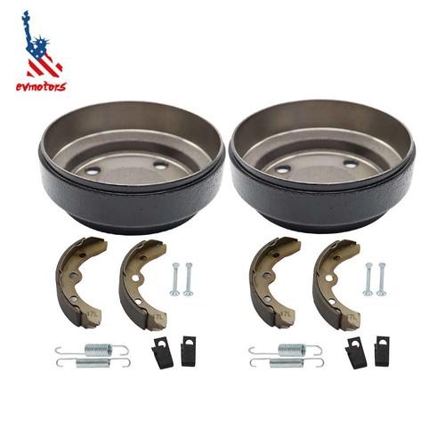 Golf Cart Brake Drum Brake Shoes Kit For Club Car DS 1995-Up and ...