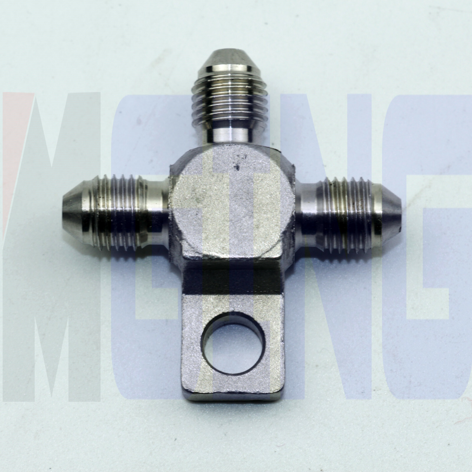 3AN AN3 3 Stainless Steel JIC3 AN3 3-Way Male Brake Hose Fittings Tee ...