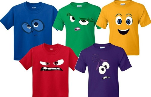 Characters faces inside out movie Halloween Christmas t-shirts | eBay