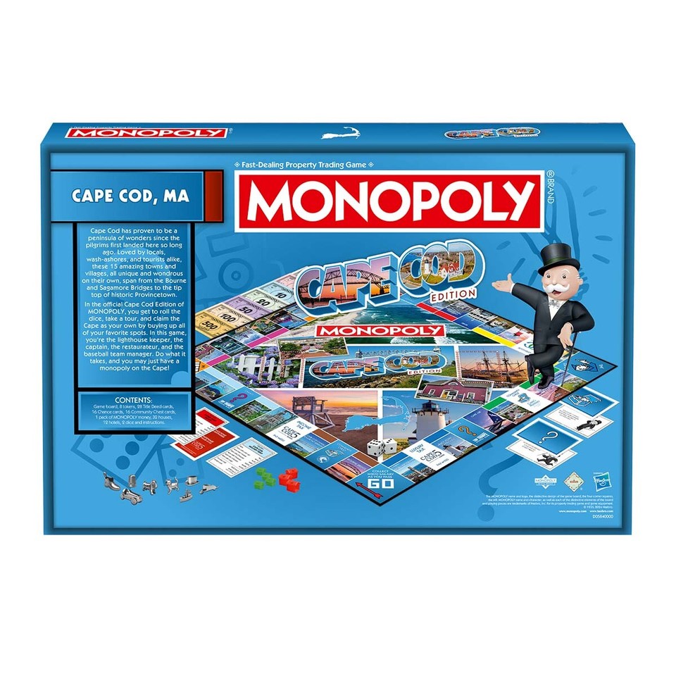 Cape Cod, MA Monopoly Board Game | eBay