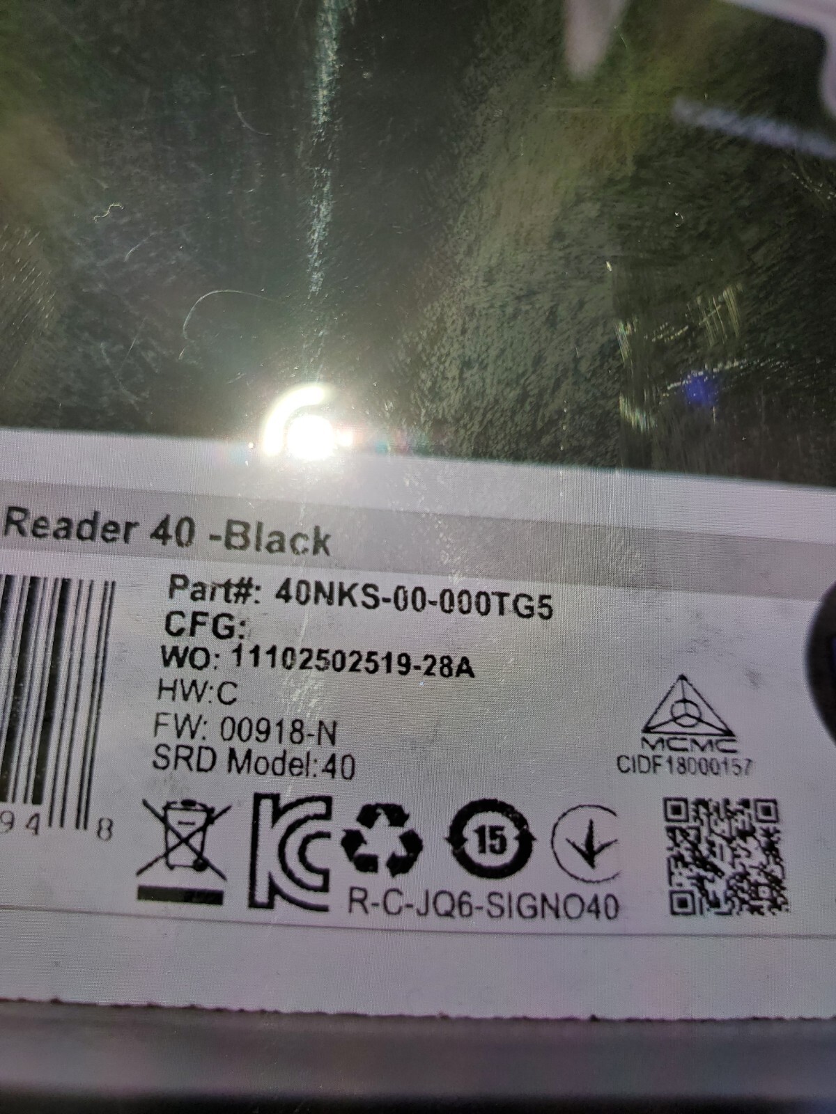 HID Signo 40 Smart Card Access Control Reader - Black (40NKS-00-000000 ...