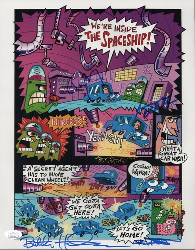 Butch Hartman Daran Norris +2 11x14 Authentic Signed Fairly Oddparents ...