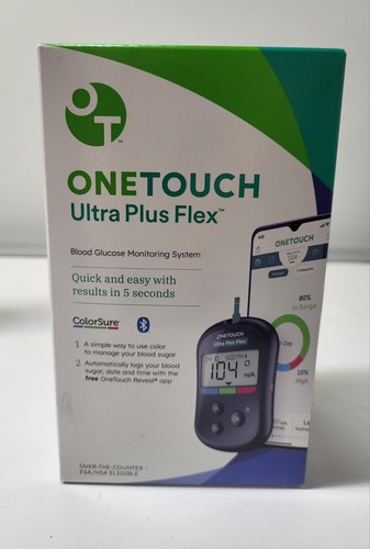 One Touch Ultra Plus Flex Meter Blood Glucose Monitoring System NEW | eBay