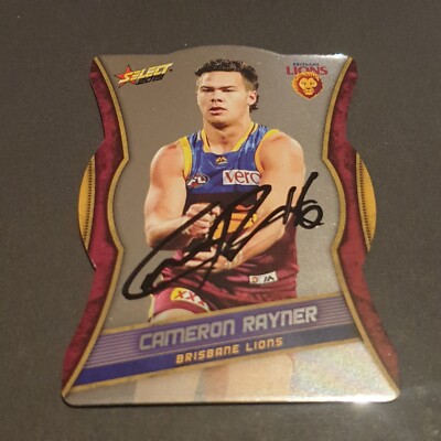 2019 Select Silver Die-cut Cameron Rayner Hand Signed Auto Card ...
